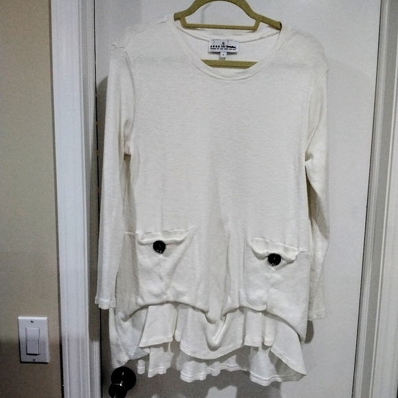 neon buddha | Tops | Neon Buddha Waffle Weave Tunic Top | Poshmark